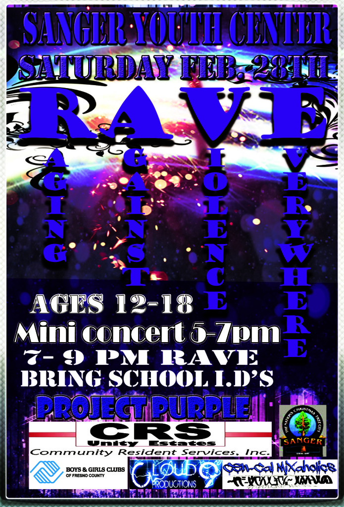 Sanger Youth Center- RAVE - The Sanger Scene