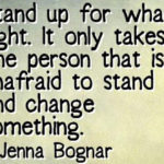 Stand Up for what is right - The Sanger Scene