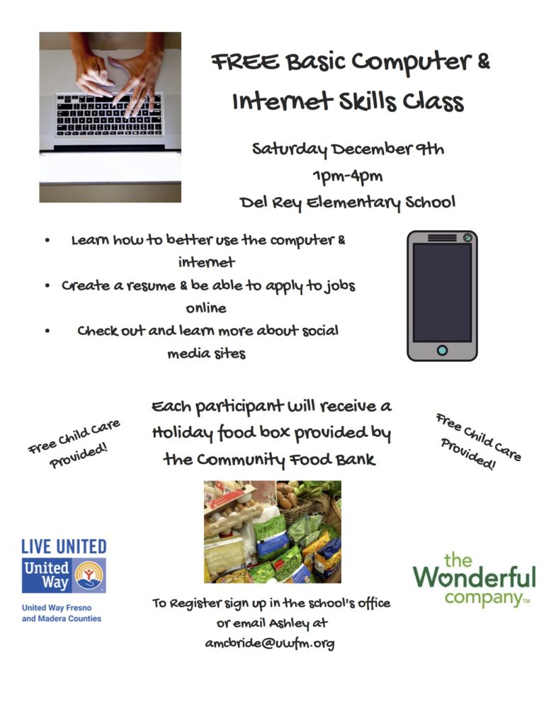 Free Basic Computer & Internet Skills Class - The Sanger Scene