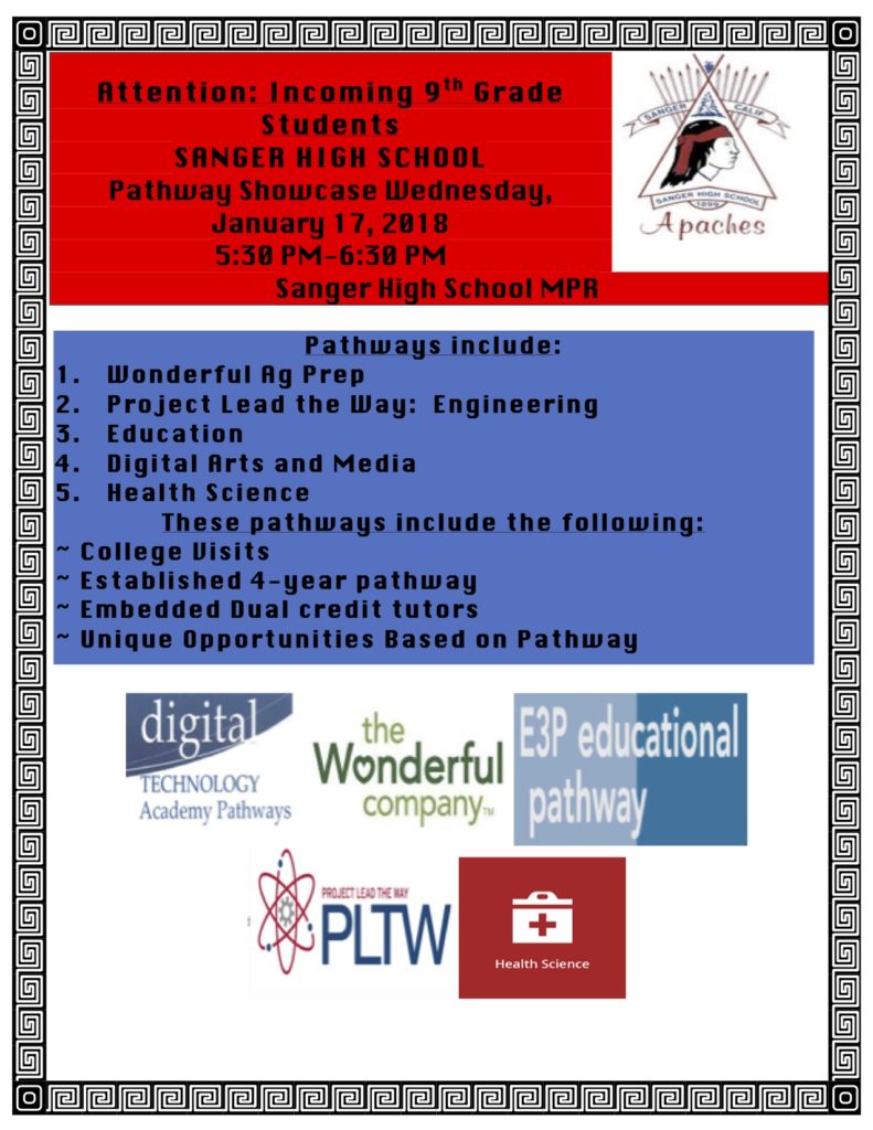 Sanger High School Pathway Showcase - The Sanger Scene