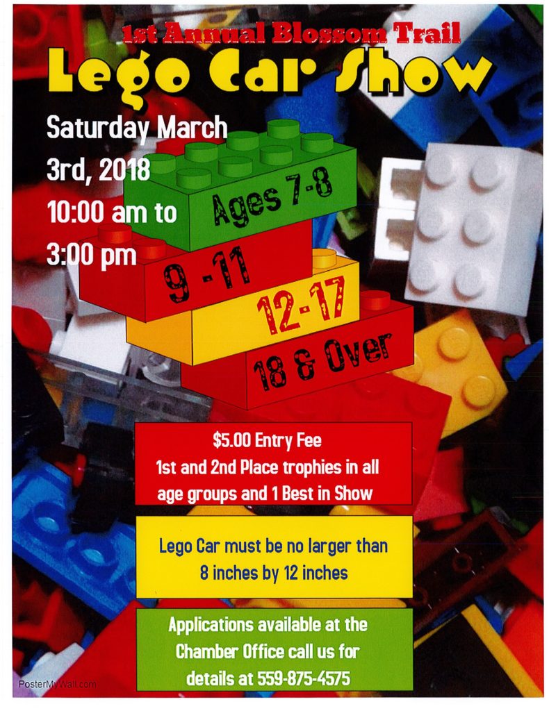 1st Annual Blossom Trail Lego Car Show - The Sanger Scene