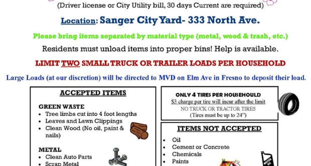 City of Sanger Community Clean-Up Event - The Sanger Scene